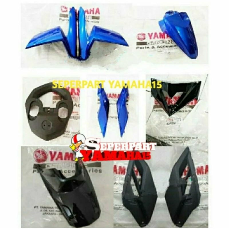 Jual FULL BODY HALUS XRIDE X-RIDE 115 BIRU HITAM ORIGINAL YGP GENUINE ...