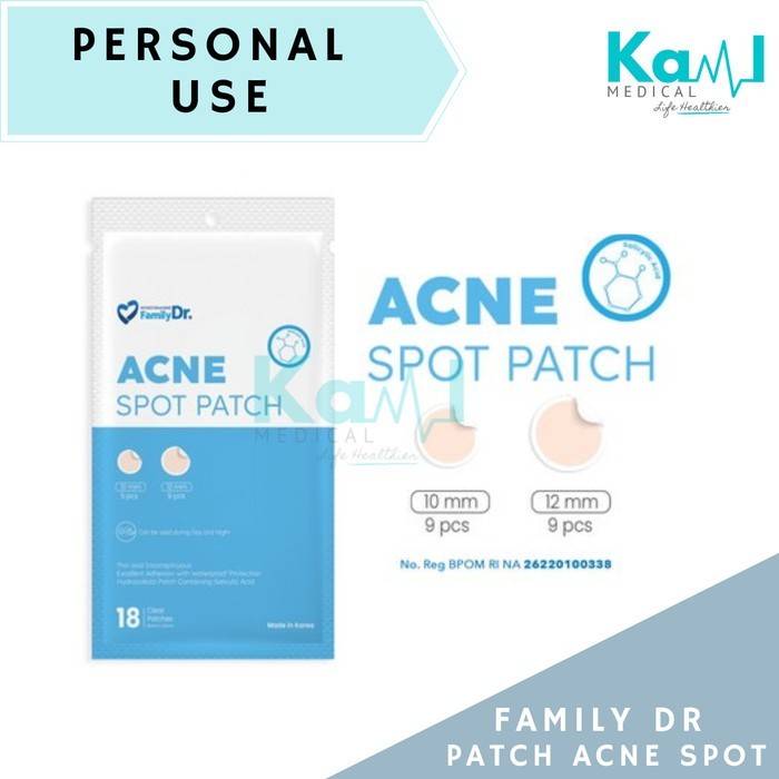 Jual Family Dr Acne Spot Patch / Plaster Jerawat / Acne Patch (Isi 18 ...