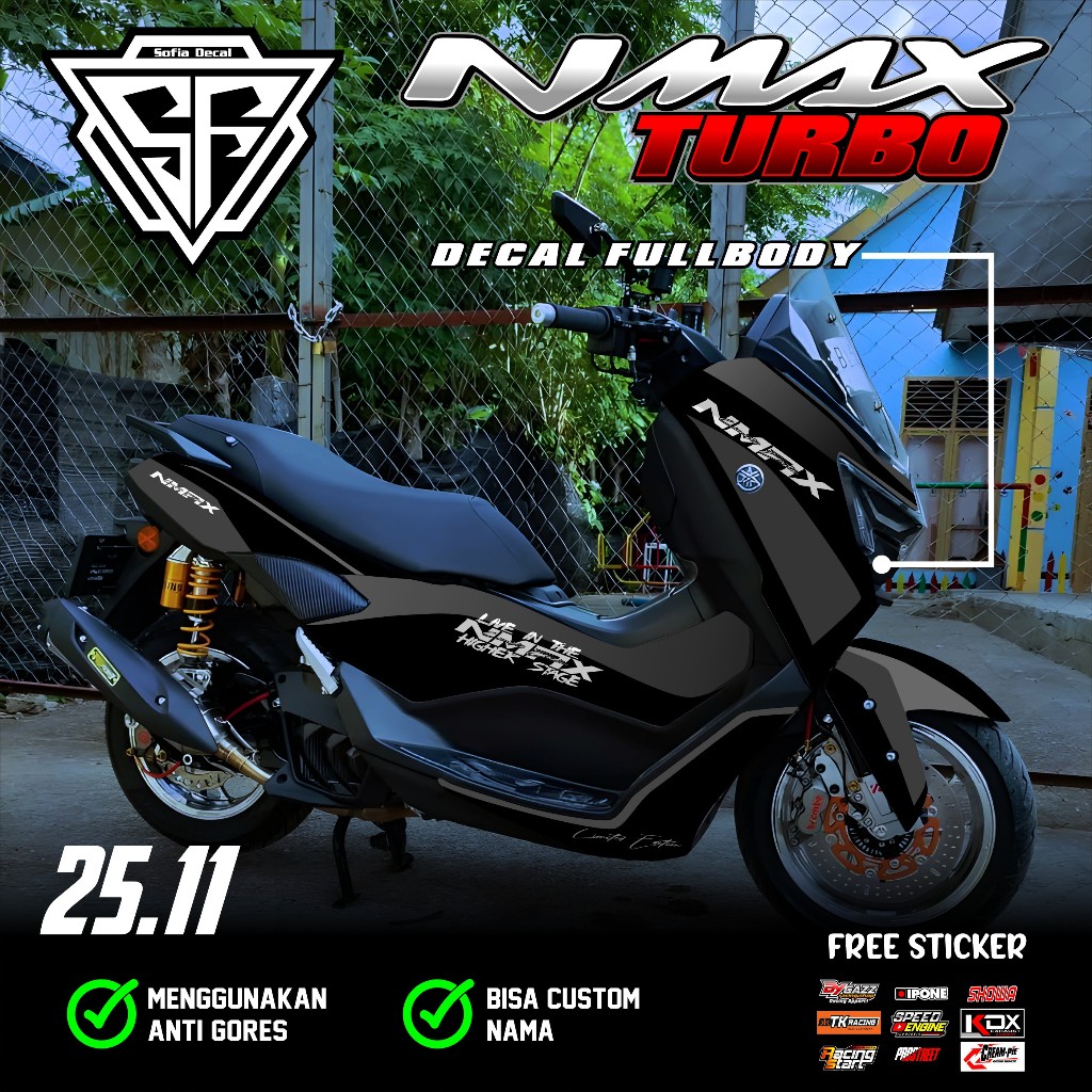Jual (BISA COD) Decal Sticker Yamaha NMAX TURBO Nmax Neo 2024 2025 Full ...