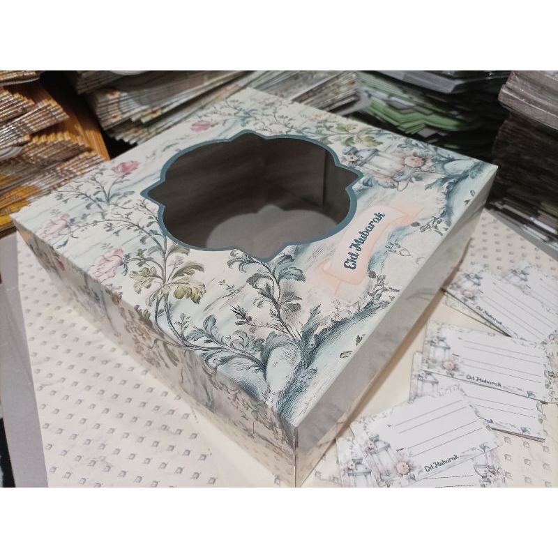 Jual Cakebox eid mubarak 25-25-10cm @10pcs | Shopee Indonesia
