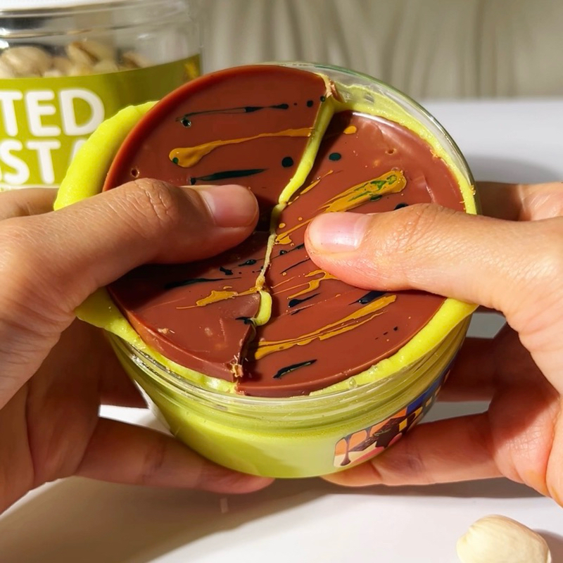 Jual ZENIN Dubai Chocolate Wax Cracking Slime | Shopee Indonesia