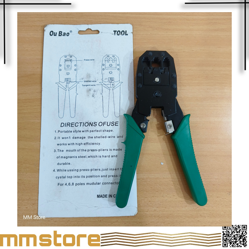 Jual Tang Crimping Tools RJ45 RJ11 LAN Network Cable | Shopee Indonesia