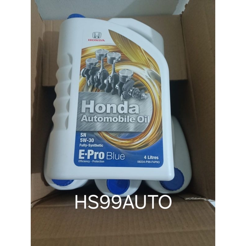 Jual OLI MESIN HONDA E-PRO BLUE 5W-30,1DUS ISI 6 GALON | Shopee Indonesia