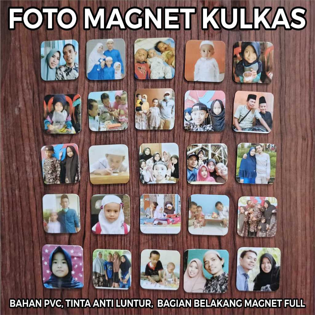 Jual Foto Magnet Kulkas | Foto Tempelan Kulkas | Minimal order 5pcs ...
