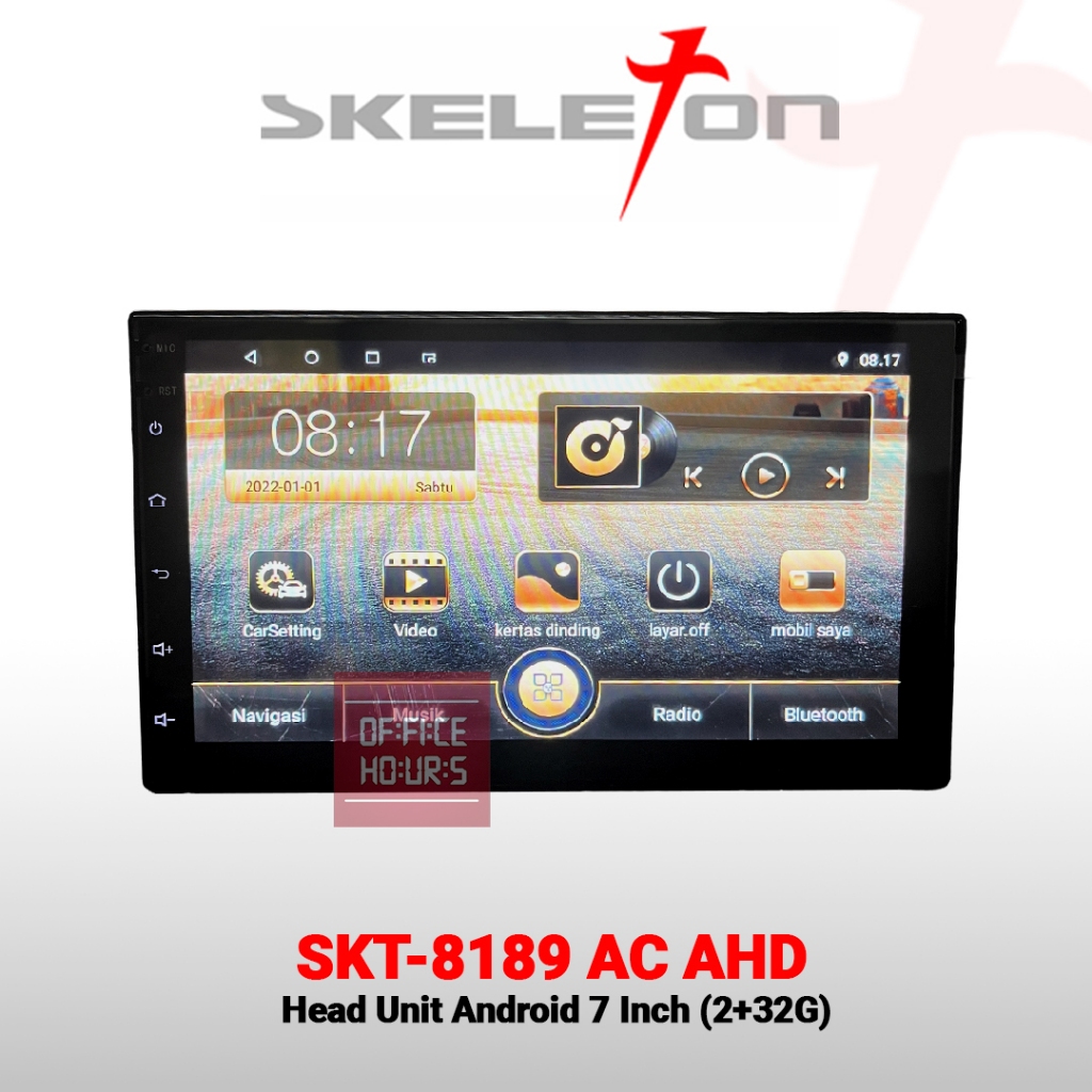 Jual HEAD UNIT SKELETON ANDROID SKT-8189 VOICE COMMAD 7 INCH | Shopee ...