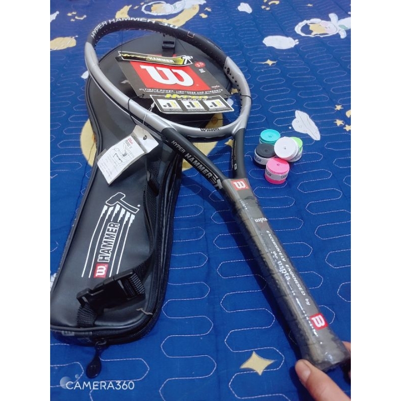 Jual RAKET TENIS WILSON HYPER HAMMER 3.0 PREMIUM QUALITY KUMPLIT PAKAI ...