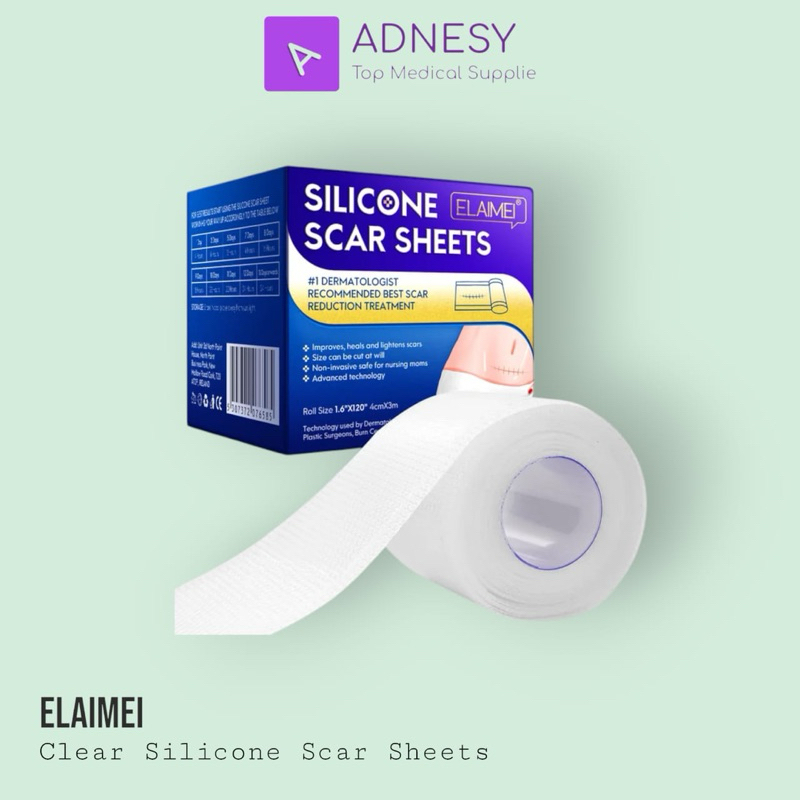 Jual Clear Silicone Scar Sheets Plester Lembaran Penghilang Bekas Luka ...
