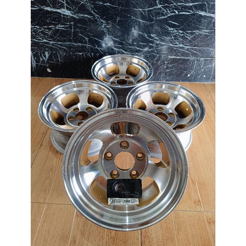 Jual velg retro enmaru shelby japan new carry/granmax/l300 dll | Shopee ...