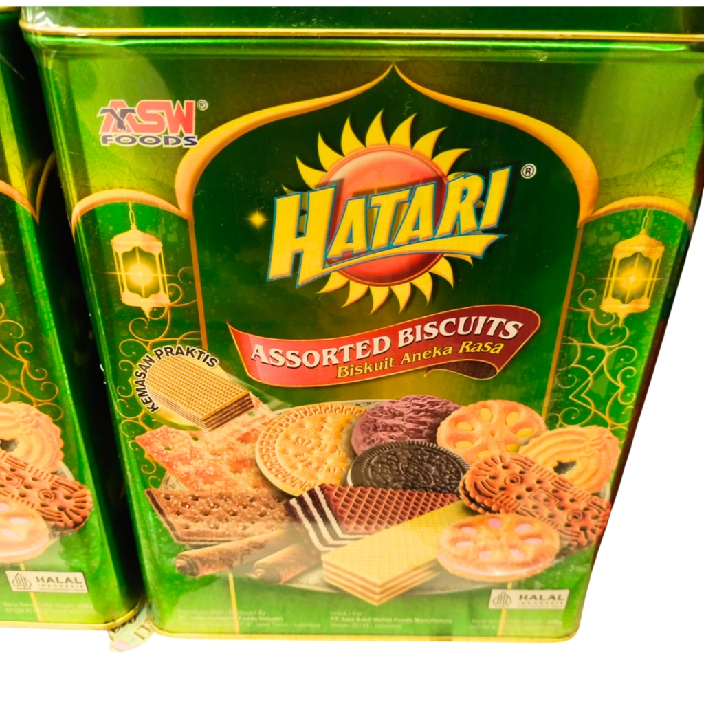 Jual Hatari Assorted Biscuits 650gr Biskuit Roti Kaleng Kue Kering ...
