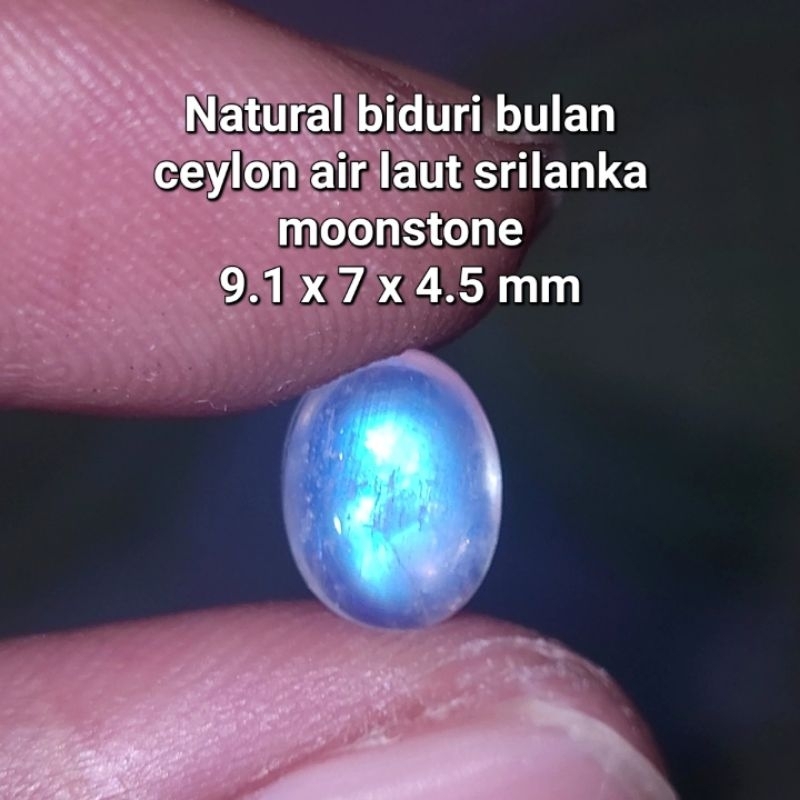 Jual Batu biduri bulan ceylon natural moonstone air laut | Shopee Indonesia
