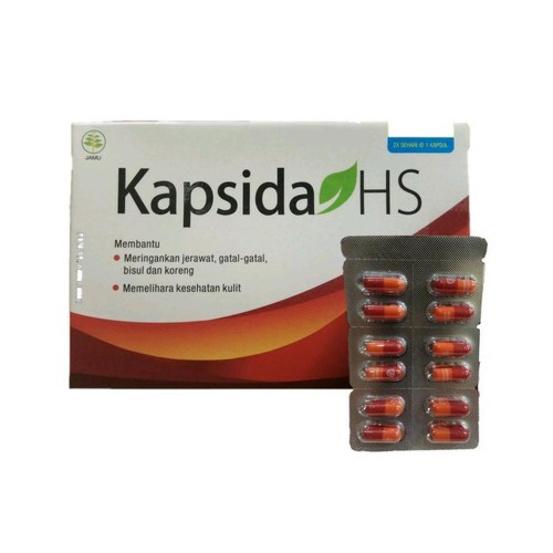 Jual KAPSIDA HS ISI 12 KAPSUL UNTUK JERAWAT BISUL DAN GATAL GATAL ...