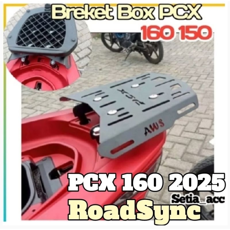 Jual Bracket Breket Box PCX 160 PCX 150 Aws Project New Lokal Bracket ...