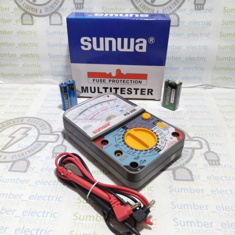 Jual MULTIMETER / AVOMETER / MULTITESTER SUNWA KS-268 ANALOG | Shopee ...