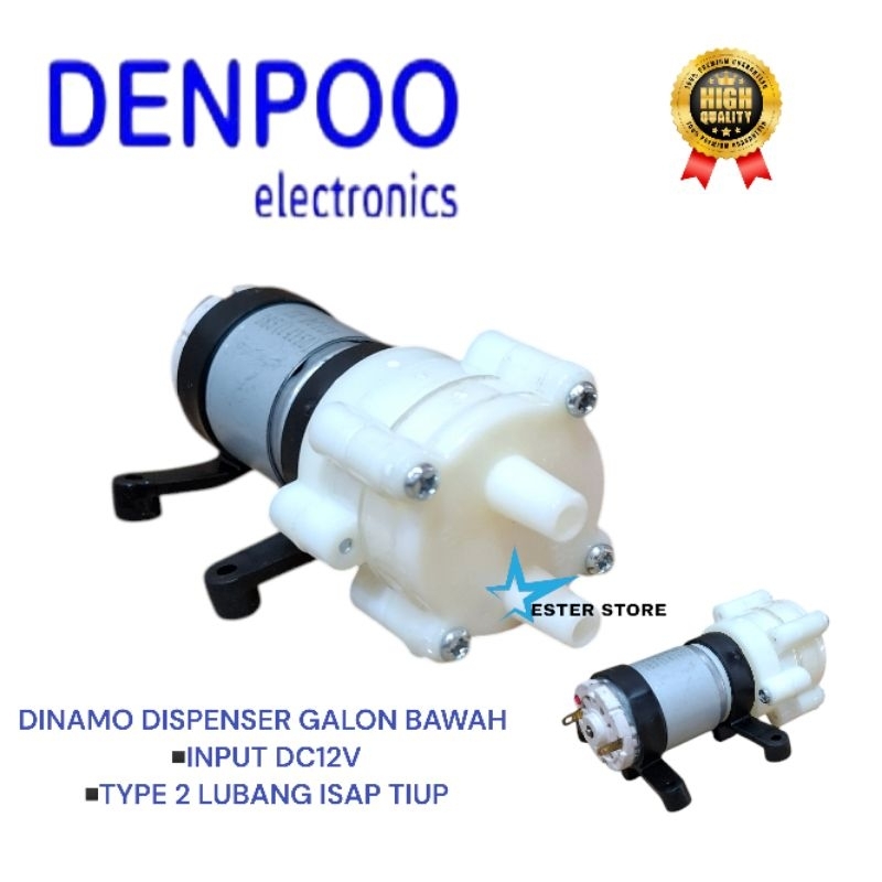 Jual Dinamo Pompa dispenser Galon bawah pompa dispenser denpoo high ...