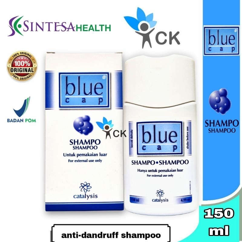 Jual BLUE CAP SHAMPOO 150 ML terapi dermatitis seboroik dan psoriasis ...