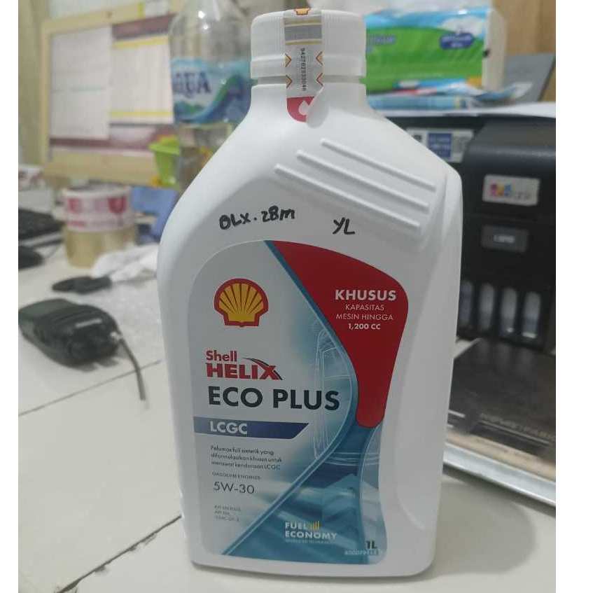 Jual SHELL Helix Eco Plus LCGC 5W-30 Oli Mesin Mobil 1L | Shopee Indonesia