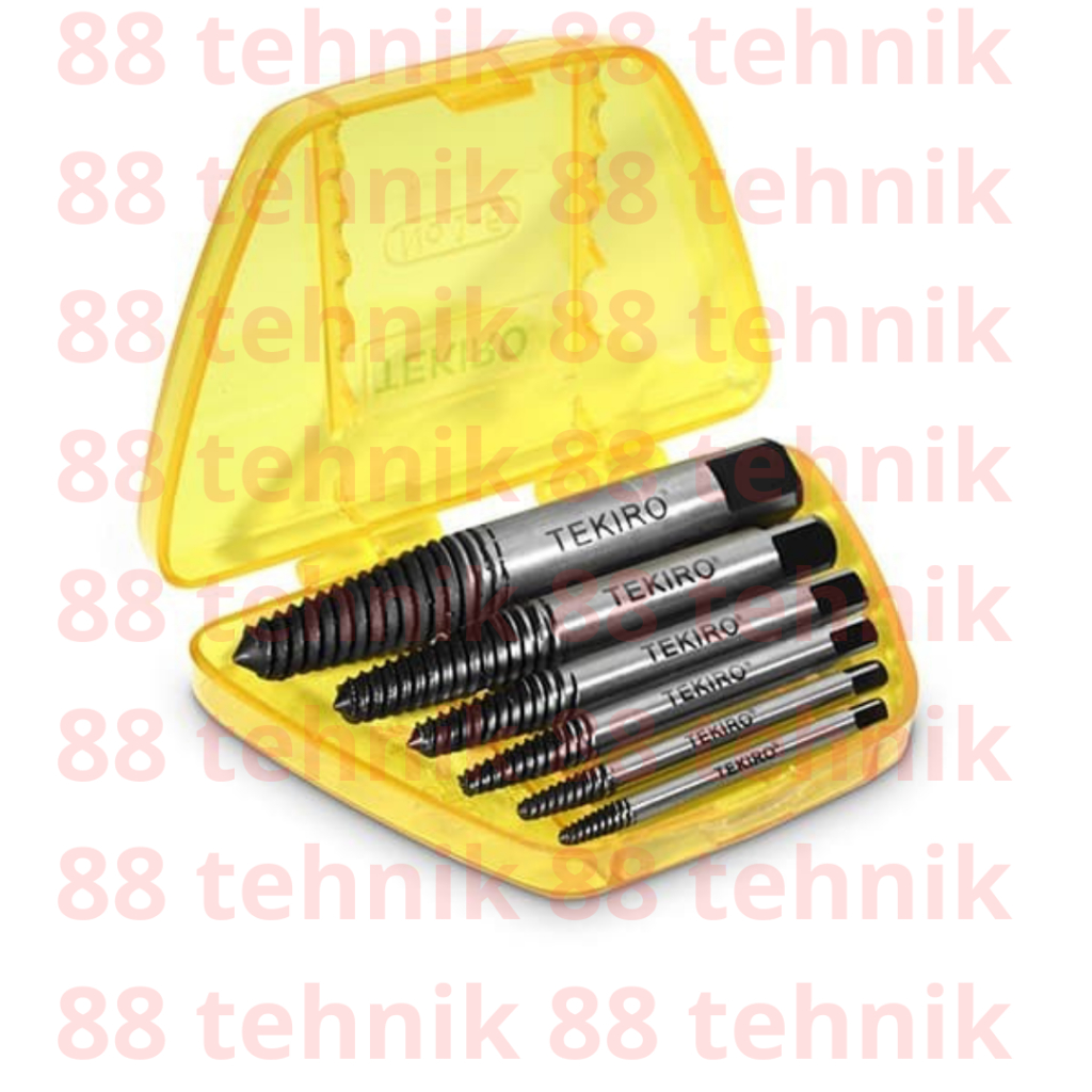 Jual TEKIRO SCREW EXTRACTOR SET 6 PCS - PEMBUKA BAUT ORIGINAL TEKIRO ...