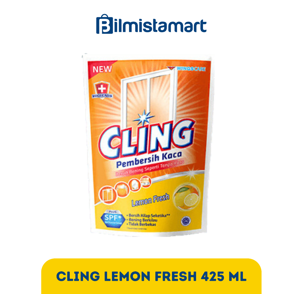 Jual Pembersih Kaca Cling Lemon 425 ml | Shopee Indonesia