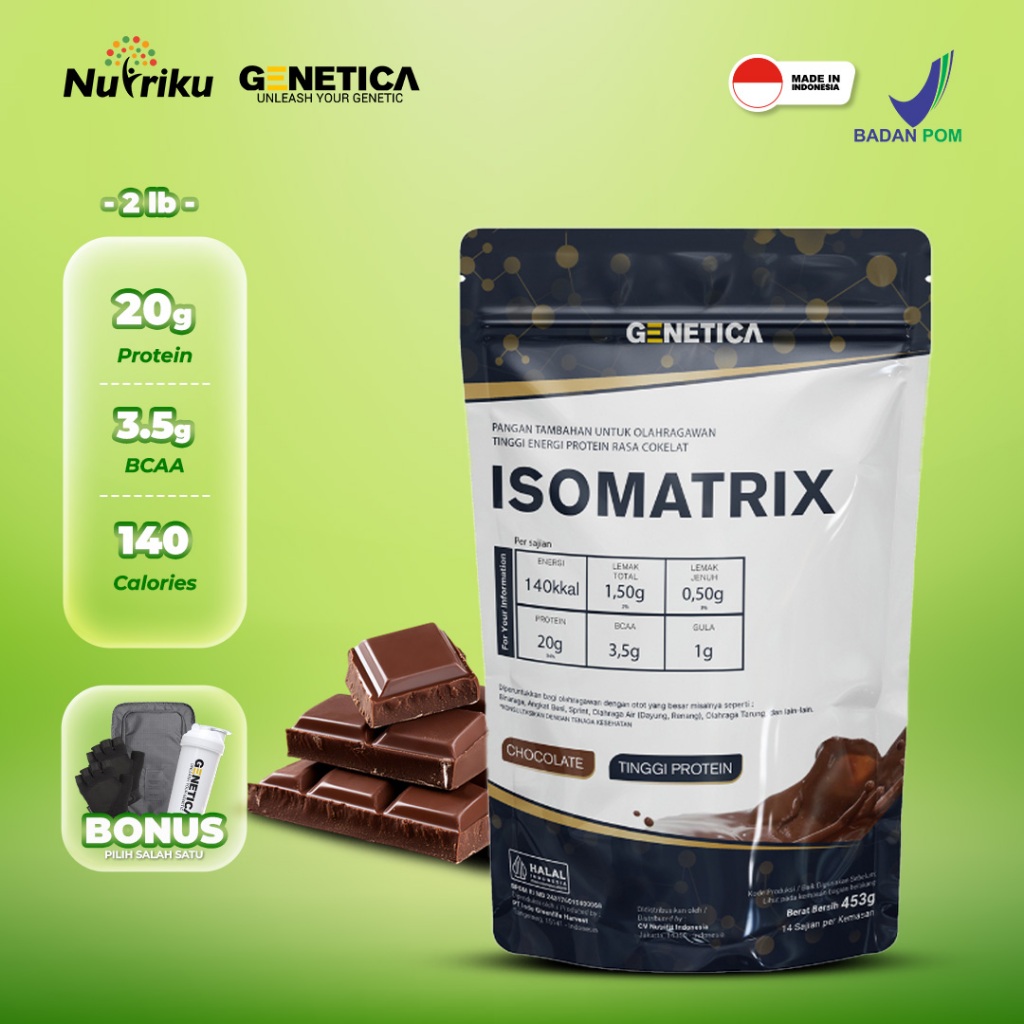 Jual Genetica Isomatrix 2 Lbs Whey Protein Isolate Matrix | Shopee ...