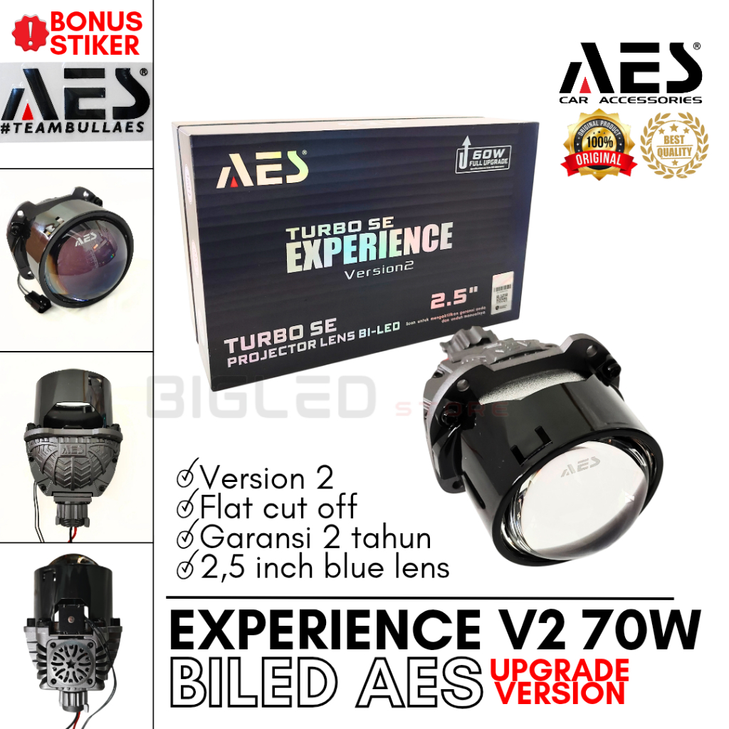 Jual Biled AES Experience V2 70 Watt 2.5 Inch AES Turbo Experience ...