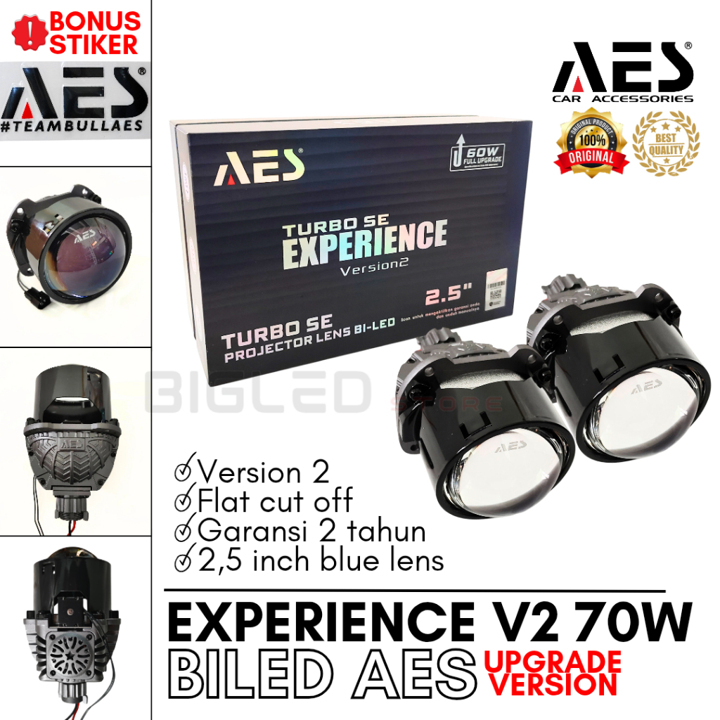 Jual Biled AES Experience V2 70 Watt 2.5 Inch AES Turbo Experience ...