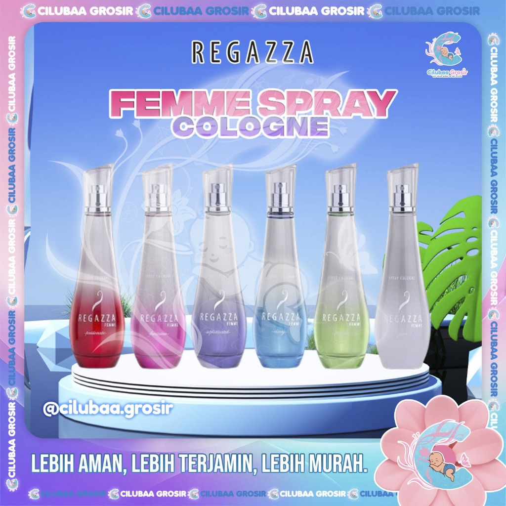 Jual REGAZZA Parfum Femme 100ml || Parfum Regazza Spray Cologne ...