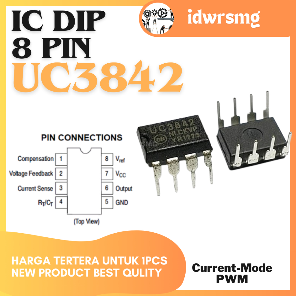 Jual UC3842 UC 3842 UC3842B UC3842 B dip 8 pin | Shopee Indonesia