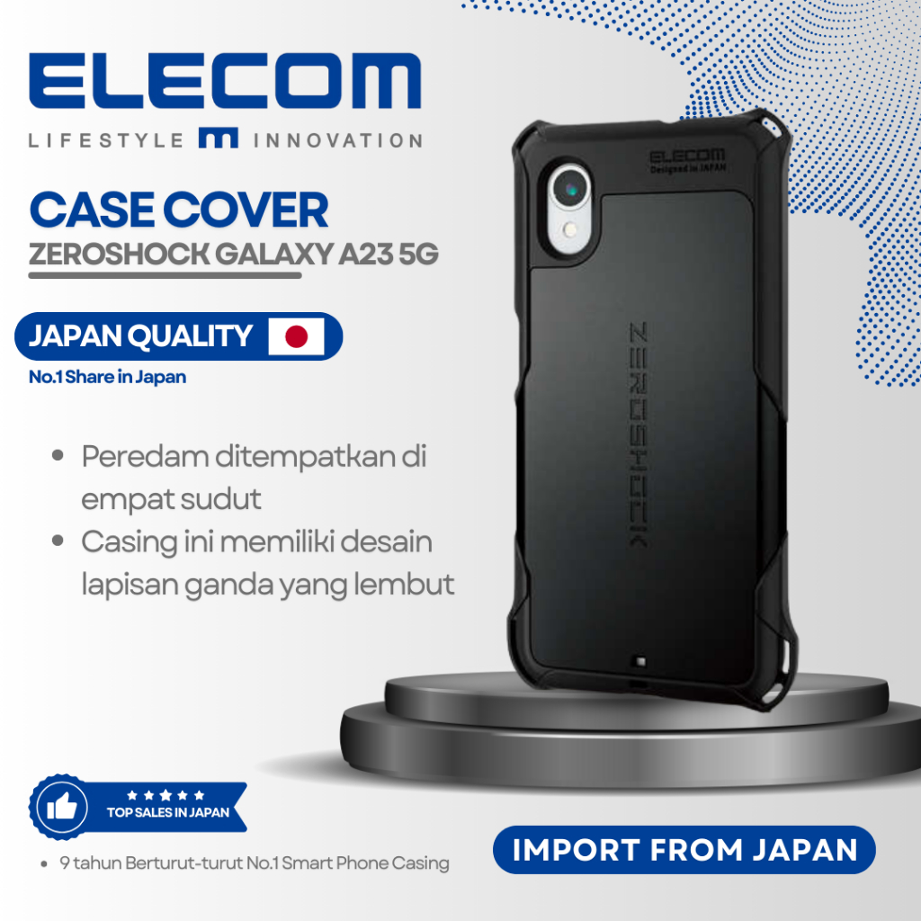 Jual Elecom Zeroshock Galaxy A23 5G [ SC-56C | SCG18 ] - Casing Cover Shockproof Shock ...