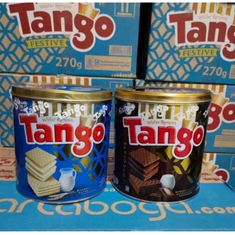 Jual Tango Wafer 270gr Kemasan Kaleng - Wafer Tango 270gr Coklat ...