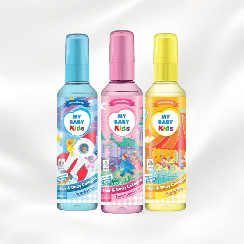 Jual My Baby Kids 2in1 Hair & Body Cologne 100ml. | Shopee Indonesia