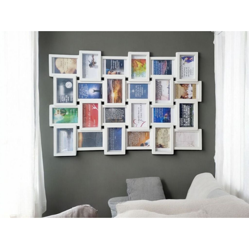 Jual Collage Photo Frame for 24 Photos 4x6 Portrait and Landscape ...