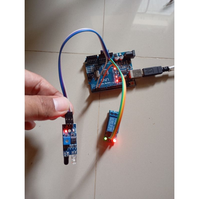 Jual sistem lampu otomatis berbasis Arduino uno r3 dan sensor ...