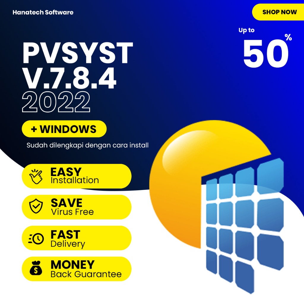 Jual Software Analisis Tata Surya: PVsyst 7 [WIN] | Shopee Indonesia