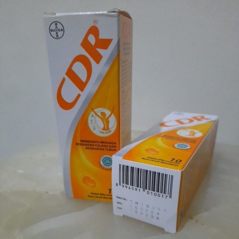 Jual CDR vitamin kalsium isi 10 tablet | Shopee Indonesia