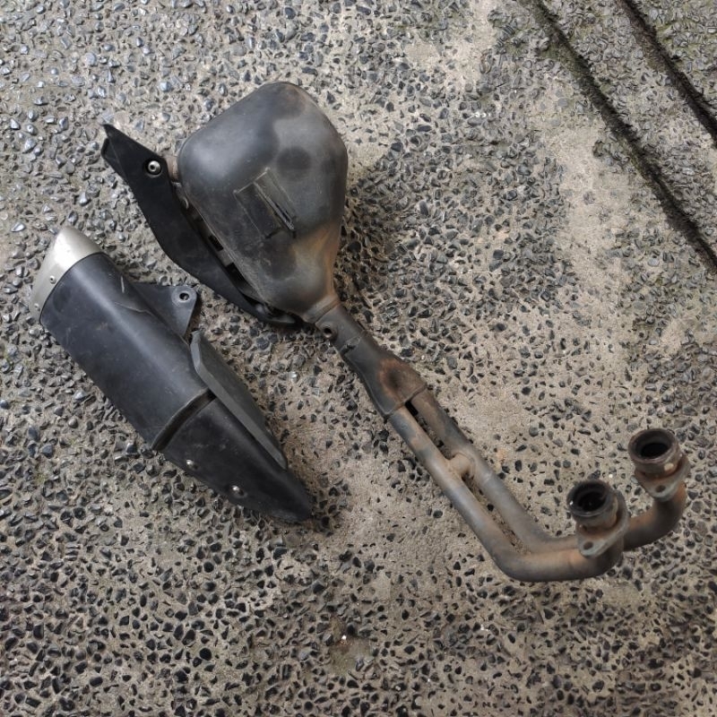 Jual Fullsystem exhaust Knalpot Yamaha yzf R25 ORIGINAL | Shopee Indonesia