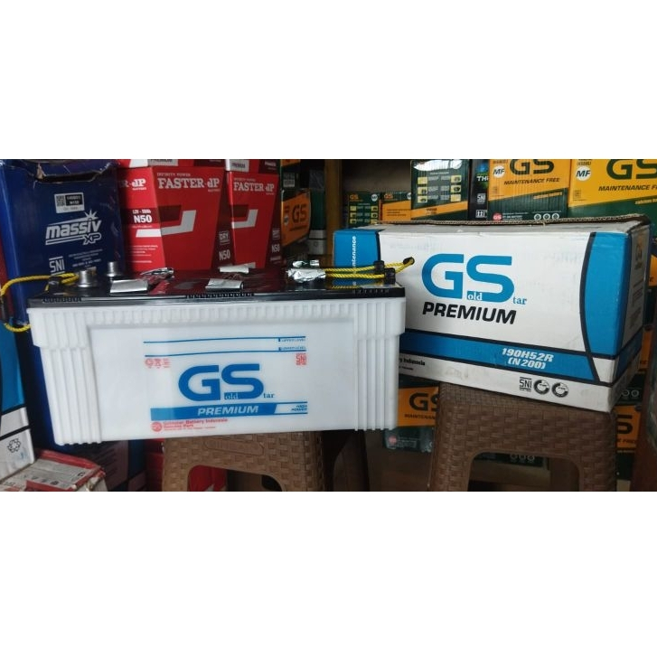 Jual AKI GS BASAH N200 12V200AH 190H52R GENSET KAPAL BUS | Shopee Indonesia