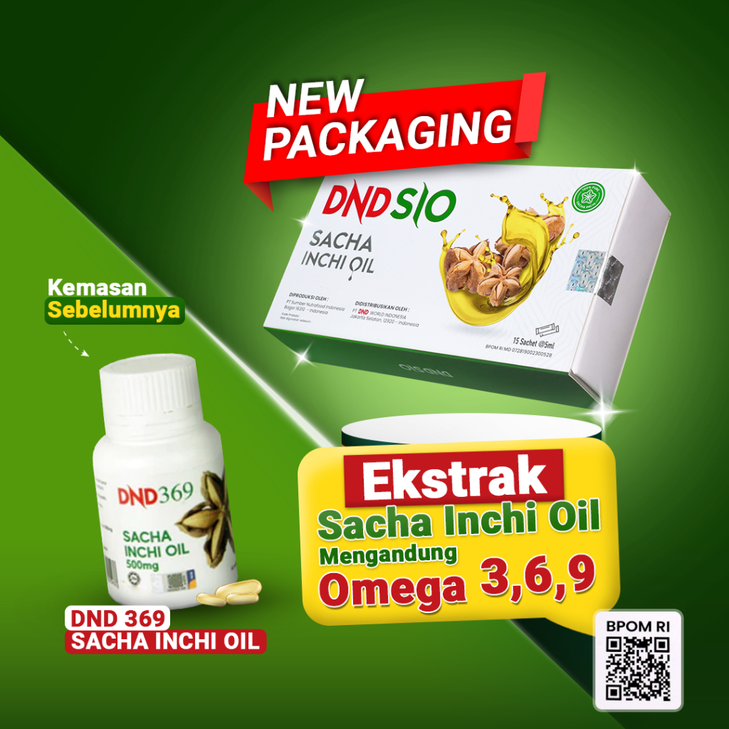 Jual DND SIO - Sacha Inchi Oil 75ml - Bantu Atasi Darah Tinggi - New ...