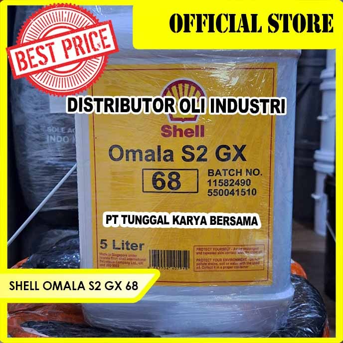 Jual SHELL OMALA S2 G / GX 68 ( 5 Liter - Ready Stock ) | Shopee Indonesia