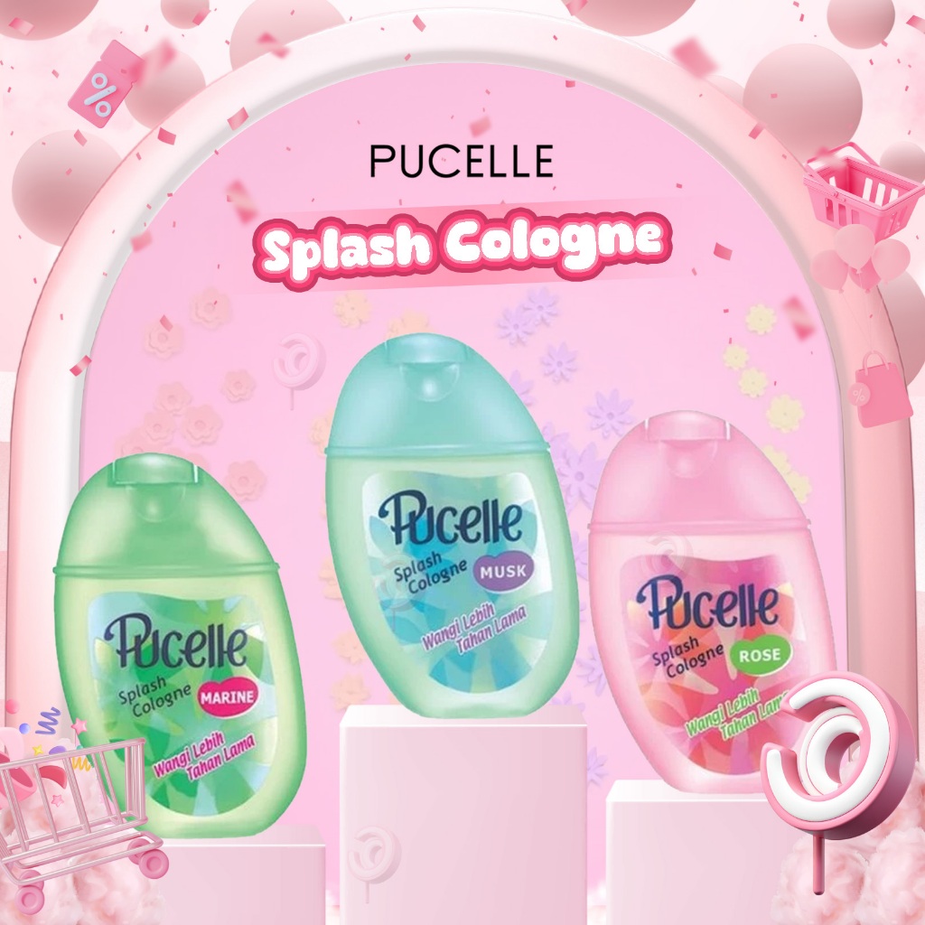 Jual PUCELLE - SPLASH COLOGNE ( 175 ml ) - Body Parfum Sejuk Segar ...
