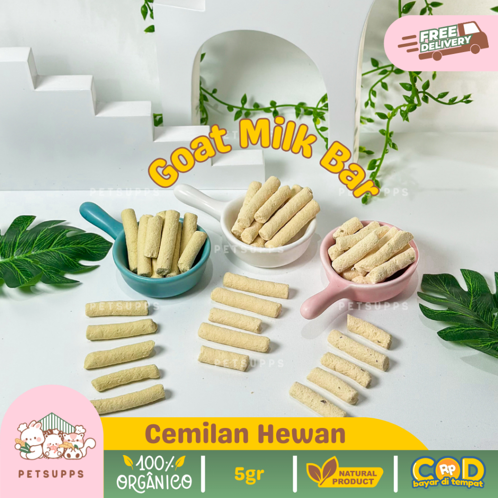 Jual Freeze Dried Goat Milk Bar 5gr | Cemilan Hewan Peliharaan Hamster ...