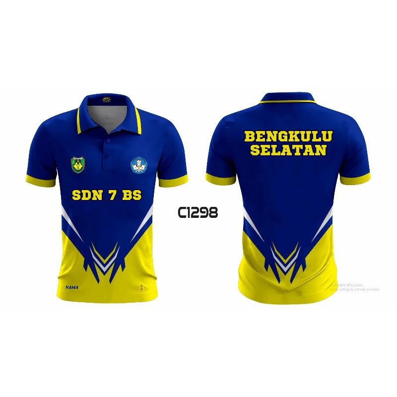 Jual Kaos Jersey Custom, Seragam Outdoor Guru Olahraga Kerah Polo ...