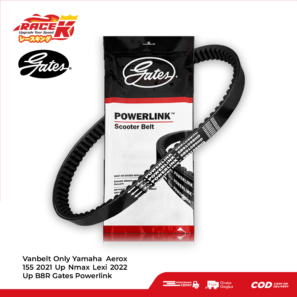 Jual Gates Powerlink Vanbelt V belt Nmax Aerox Lexi All New 2021up B8R ...
