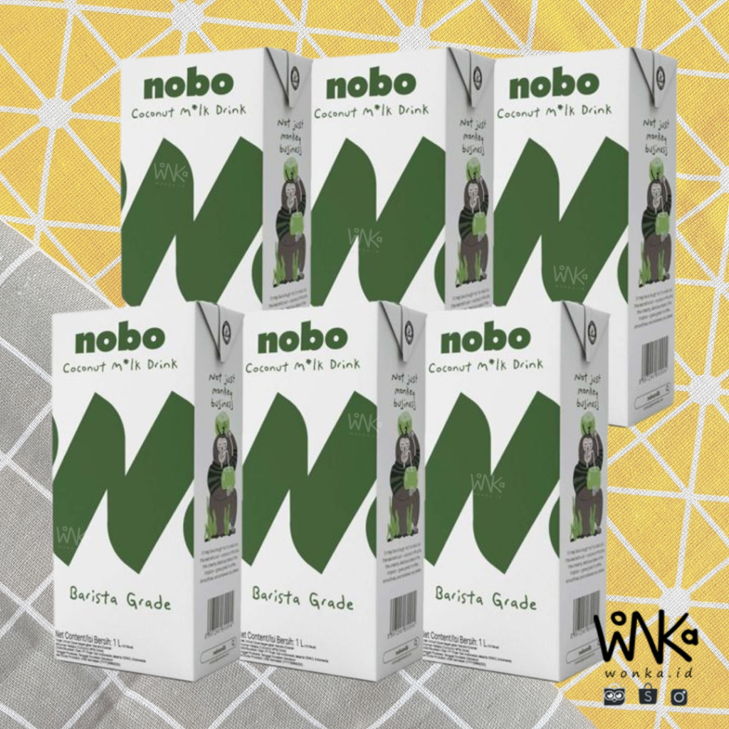 Jual Nobo Coconut Milk Barista Grade 1L - Susu Kelapa Nobo 1000 ml ...