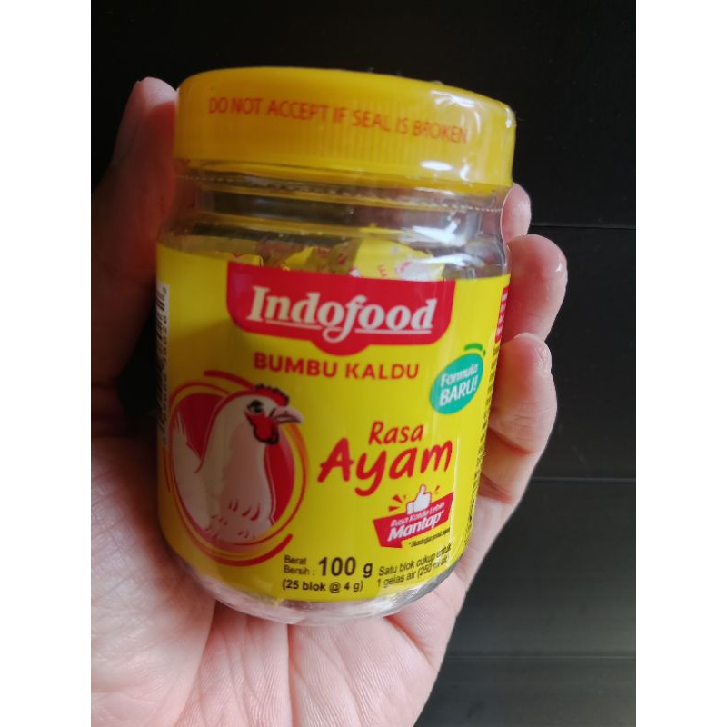 Jual Bumbu Kaldu Blok Indofood Rasa Ayam Kemasan 100 Gram | Shopee ...