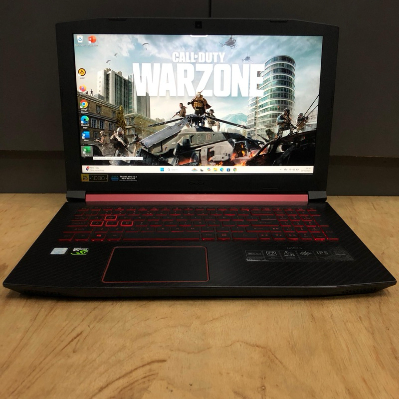 Jual Laptop Gaming Second Acer Nitro 5 Intel i7 Gen 8 Ram 16gb Ssd 128 gb HDD 1 TB GTX 1060 6Gb ...