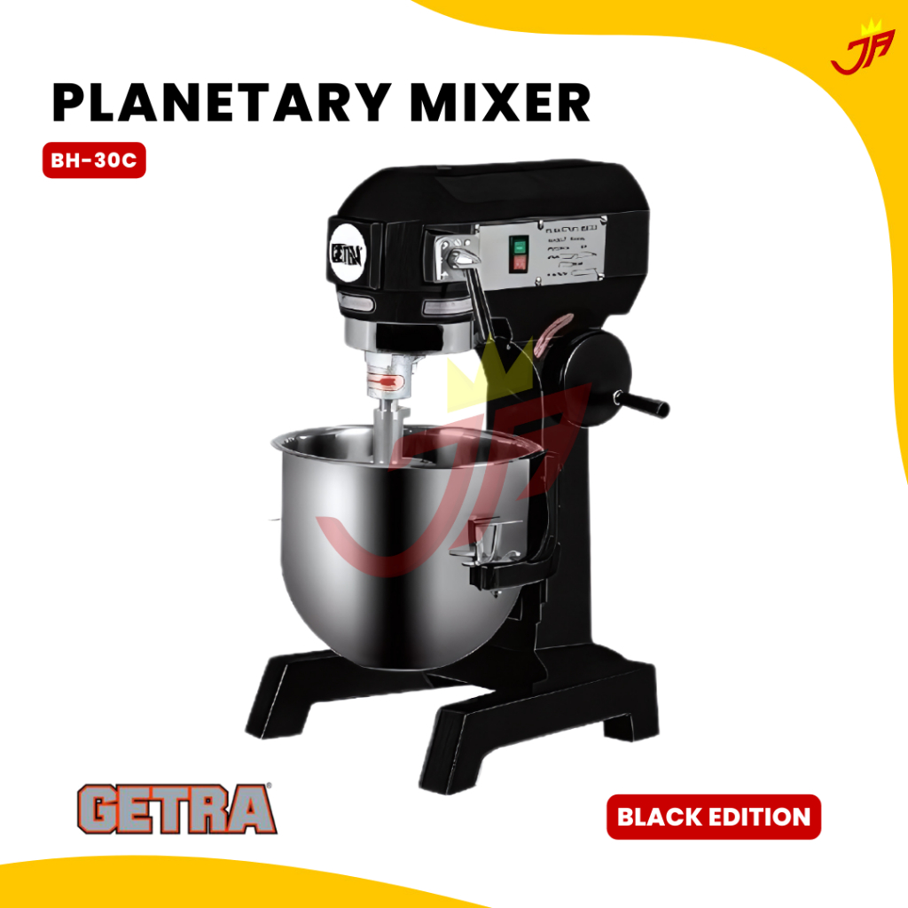 Jual GETRA Planetary Mixer BH-30C Black / Mixer Roti 30 Liter Black ...