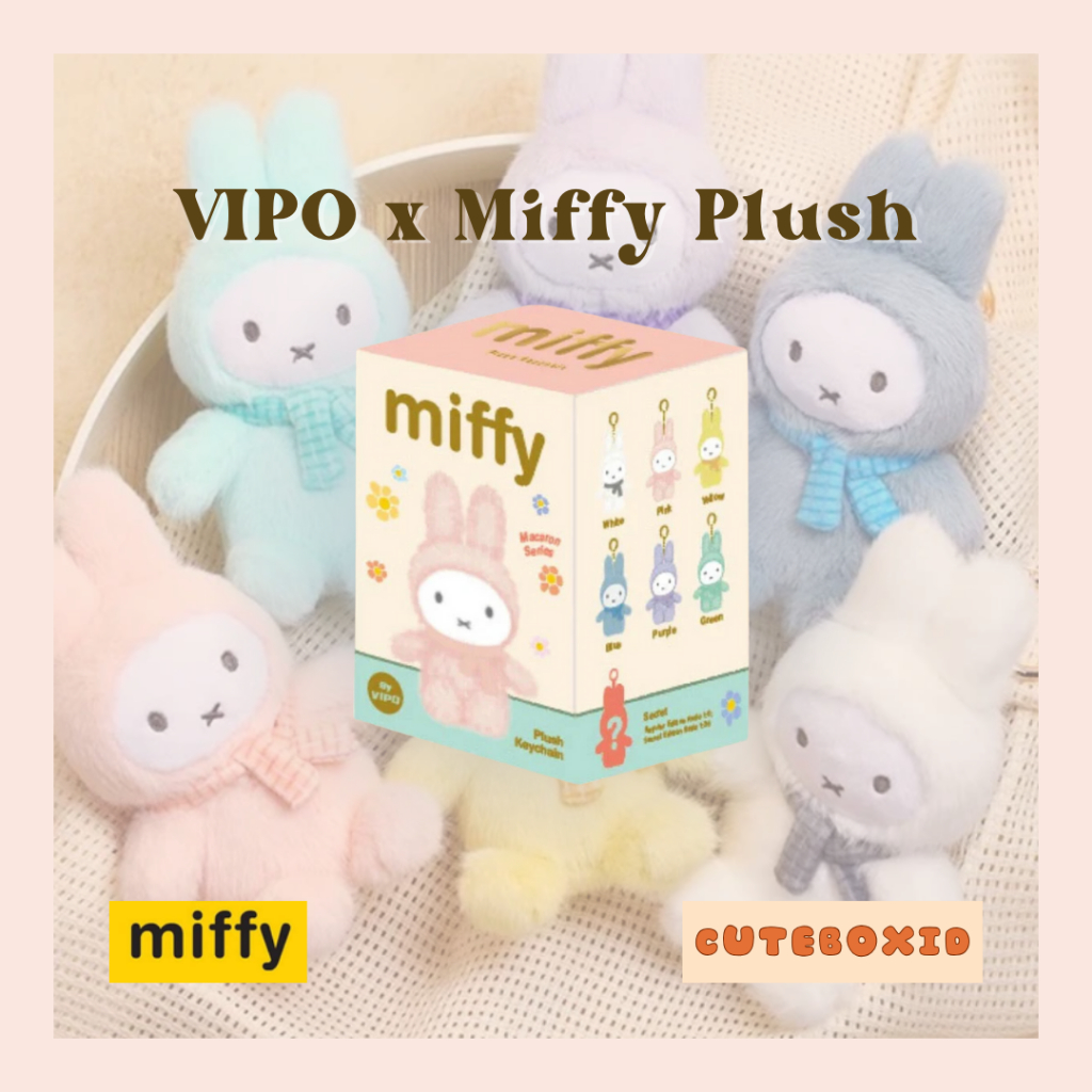 Jual VIPO x Miffy Plush Blindbox [Pre-Order] | @cuteboxid | Shopee Indonesia
