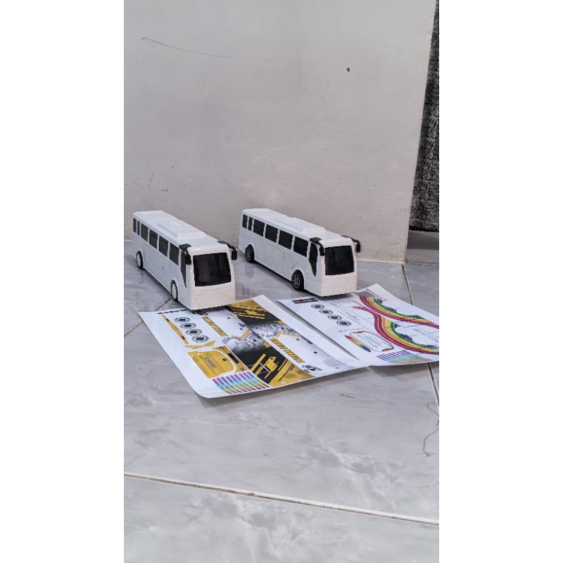 Jual Stiker livery miniatur bus plastik | Shopee Indonesia