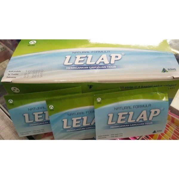 Jual Lelap Obat Tidur Strip 4 Kaplet Meringankan Gangguan Tidur | Shopee Indonesia