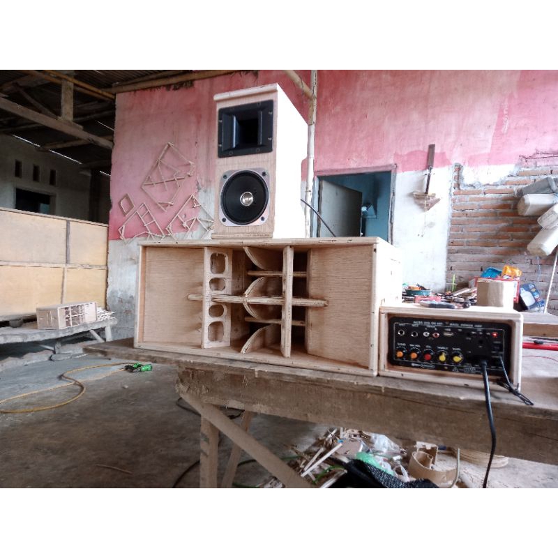 Jual paket hemat sound miniatur siap bunyi full set 6 inch | Shopee ...